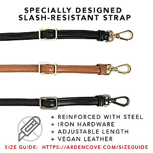 Anti-Theft Waterproof Mini Cross-Body Bag with Adjustable Faux Leather Strap (Grey)