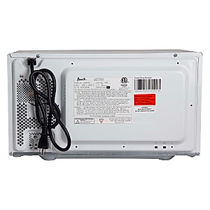 Avanti MT09V0W Microwave Oven 900-Watts Compact with 10 Power Levels and 6 Pre Cooking Settings, Speed Defrost, Electronic Control Panel and Glass Turntable, 0.9 cubic Feet, White