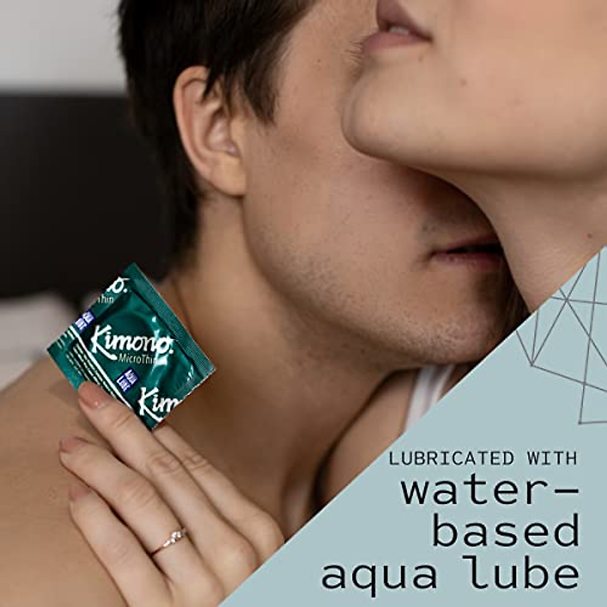 Kimono Microthin Plus - Premium Lubricated Natural Latex Condoms, Ultra Thin with Extra Moisture and AquaLube, Vegan-Friendly, No Latex Odor - Enhanced Sensitivity - Pack of 12