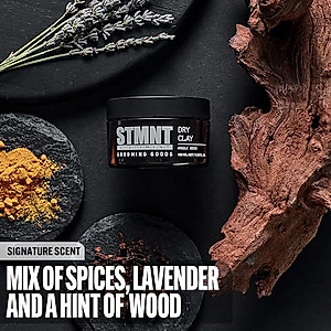STMNT Grooming Goods Dry Clay, 3.38 oz | Extra Matte Finish | Super Strong Control | Easy to Wash Out