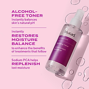 Murad Hydrating Toner - Hydration Alcohol-Free Facial Toner Mist Replenishes Moisture, 6 Fl Oz