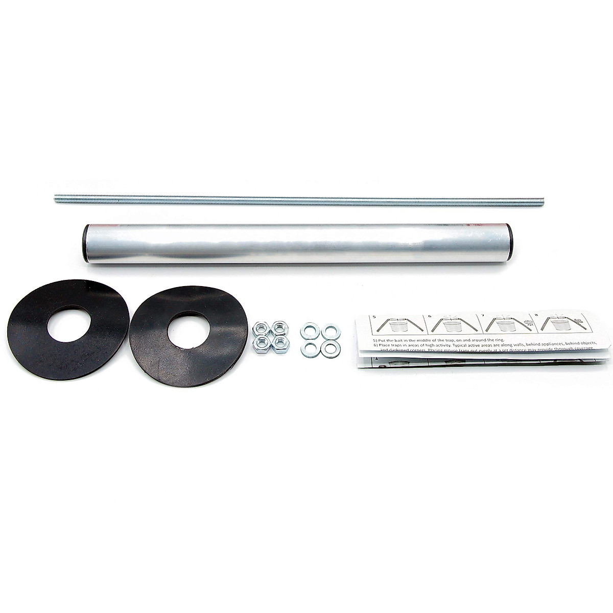 Odesos 2X Double Ring Rolling Mouse Trap, Live Catch and Release Bucket Spin Roller with Two Rings for Mice Rats Rodents. Humane. Auto Reset. Safe for Children and Pets Works Outdoors and Indoors