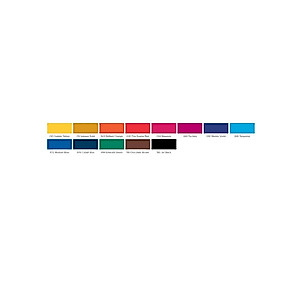Procion MX Dye Color Set - Includes 13 2/3 Ounce Jars - 2-1lb Soda Ash Dye Fixer - Instruction Sheet - Color Chart