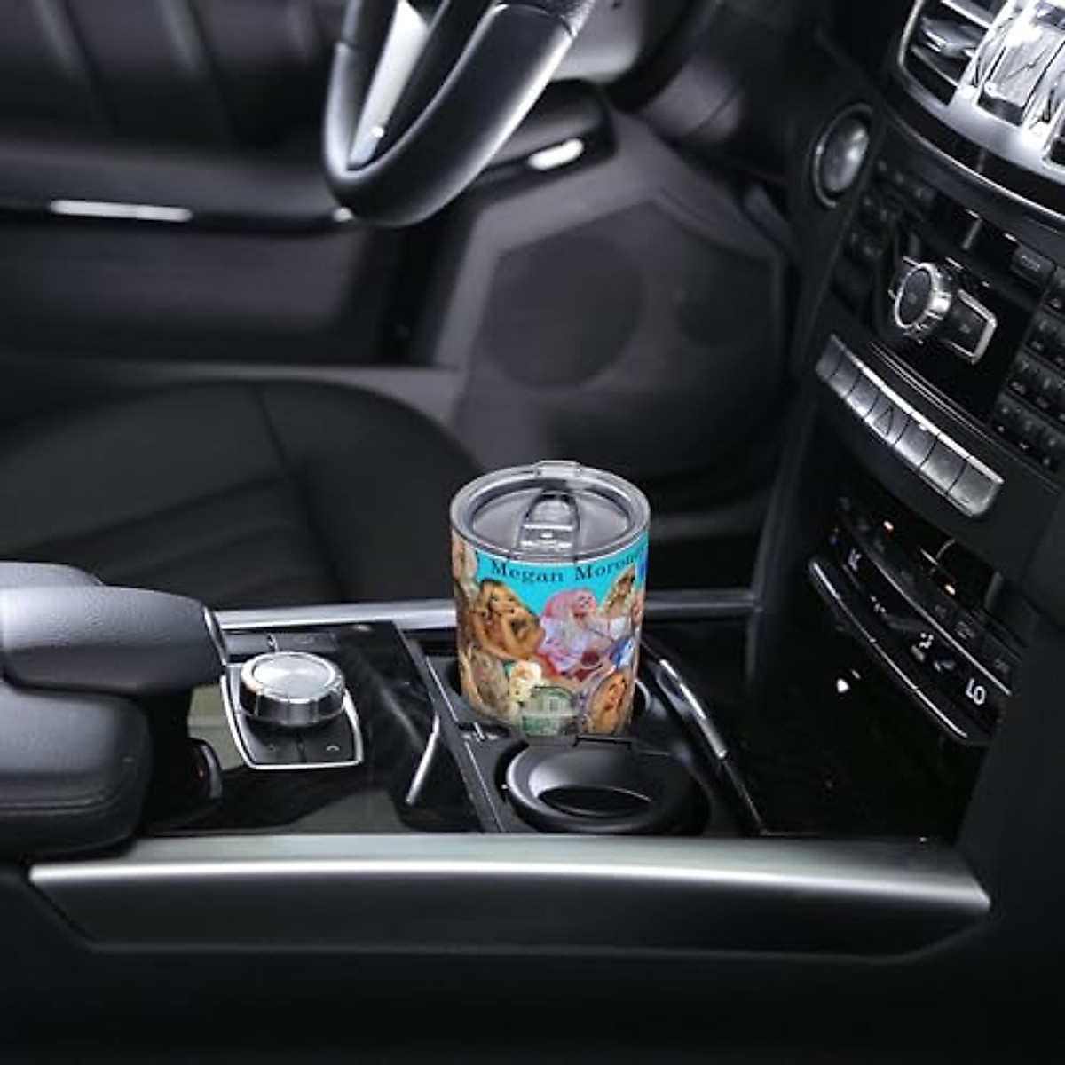 LAZHANG Megan Music Moroney Stainless Steel Insulated Car Sippy Cup With Lid Travel Mug for Cold Hot 20 oz