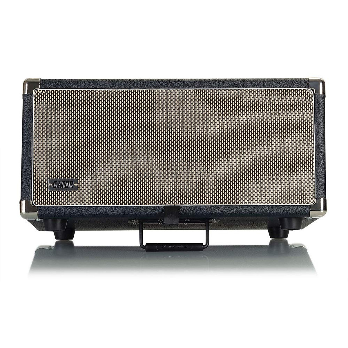 Gator Cases Retro Series Vintage Amp Rack Case; 4U Black (GR-RETRORACK-4BK)