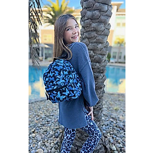 Choco Mocha Butterfly Small Backpack for Girls and Women Teen, Kids Mini Backpack Purse Cute Little Girls Backpack School Travel Bookbag, Christmas Gift for Girls, Black