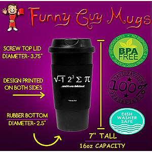 Funny Guy Mugs Have You Tried Turning It Off And On Again Travel Tumbler With Removable Insulated Silicone Sleeve, White, 16-Ounce