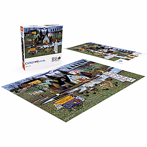 Buffalo Games - Charles Wysocki - Know it All - 300 Piece Jigsaw Puzzle for Adults -Challenging Puzzle Perfect for Game Nights - Finished Size is 21.25 x 15.00