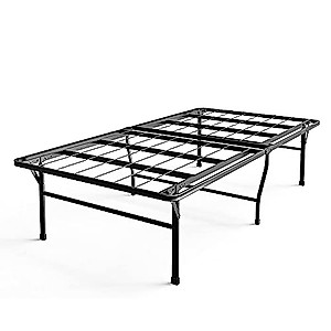 ZINUS SmartBase Heavy Duty Mattress Foundation / 18 Inch Metal Platform Bed Frame / No Box Spring Needed / Sturdy Steel Frame / Underbed Storage, Twin