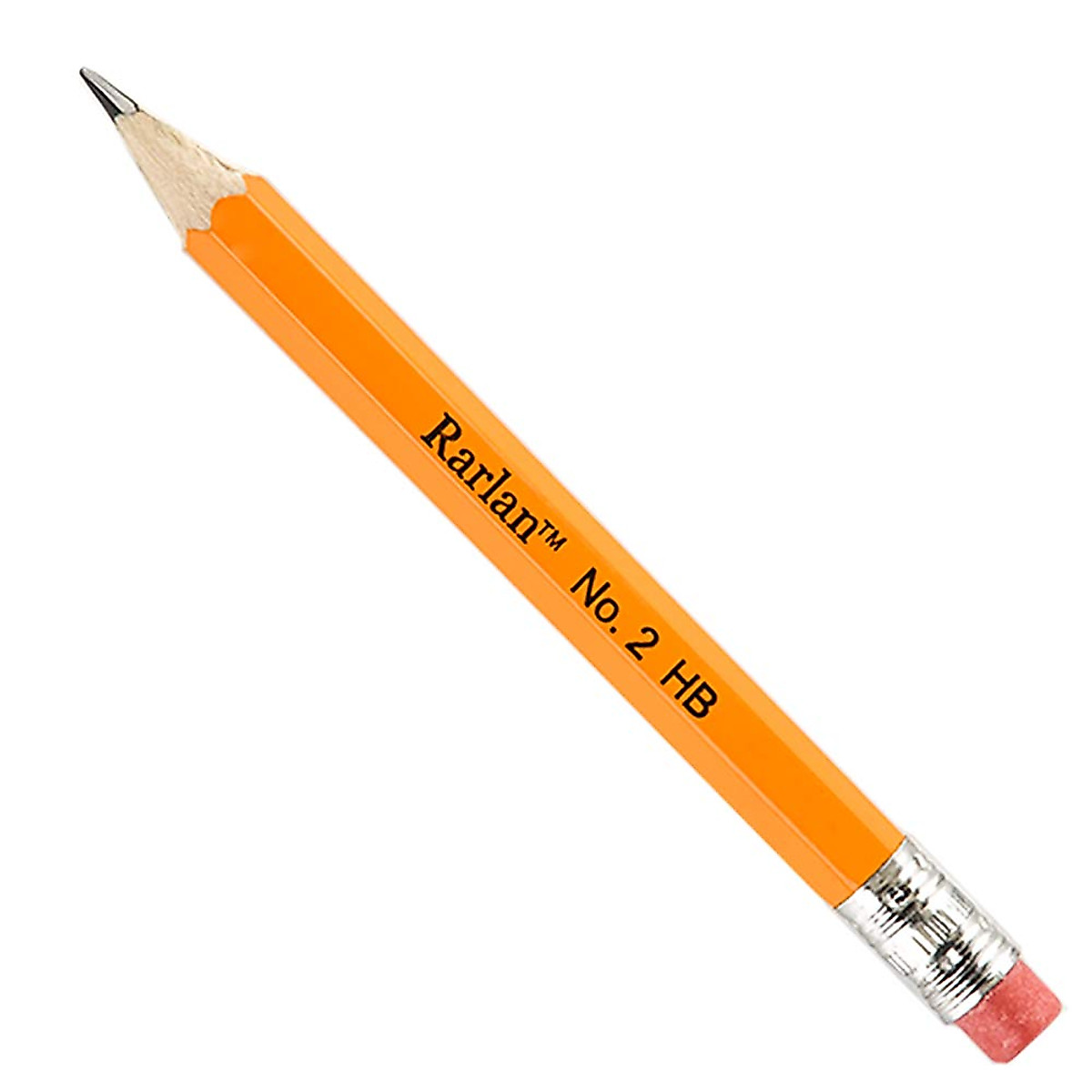 Rarlan Golf Pencils with Erasers, 2 HB, Pre-Sharpened, 200 Count Bulk Pack