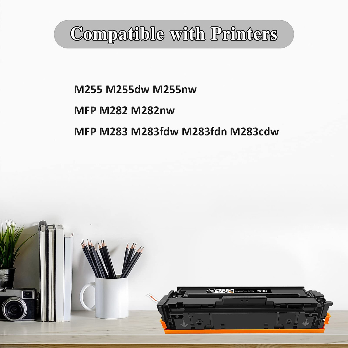 TOPRINT【with Chip 4 Packs 206X Compatible Toner Cartridges W2110X W2111X W2112X W2113X High Yield 3150Pages Black,2450Pages CMY for HP Color Laserjet M255dw M255nw M282nw M283fdw M283fdn M283cdw