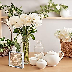 Bonus Mom Gifts Mom Son Stepdaughter Stepmom Stepson Gifts Crystal Glass Mom in Law Gift for Women Funny Clear Paperweights Keepsake for Mother's Day Birthday Wedding (Simple Style)