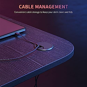 BANTI L Shaped Desk, Computer Gaming Desk, Home Corner Desk, Office Writing Workstation with Large Monitor Stand, Space-Saving, Easy to Assemble, Black