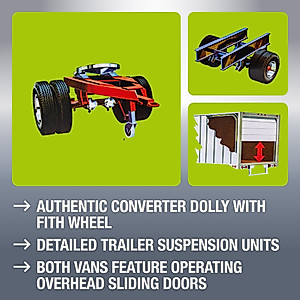 AMT "Double Header" Tandem Van Trailers - 1/25 Scale Model Trailer Kit