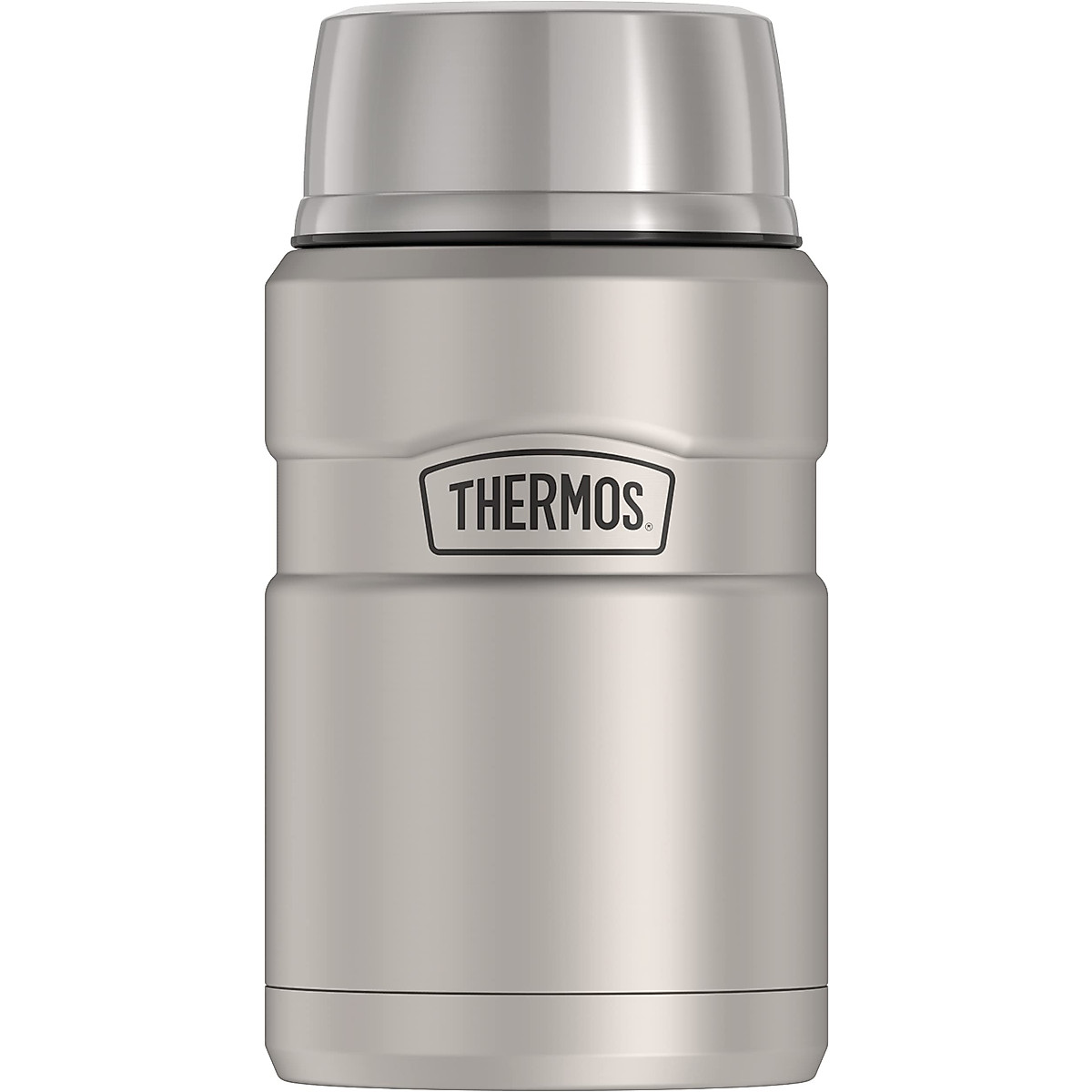 THERMOS Stainless King Vacuum-Insulated Food Jar, 24 Ounce, Matte Steel