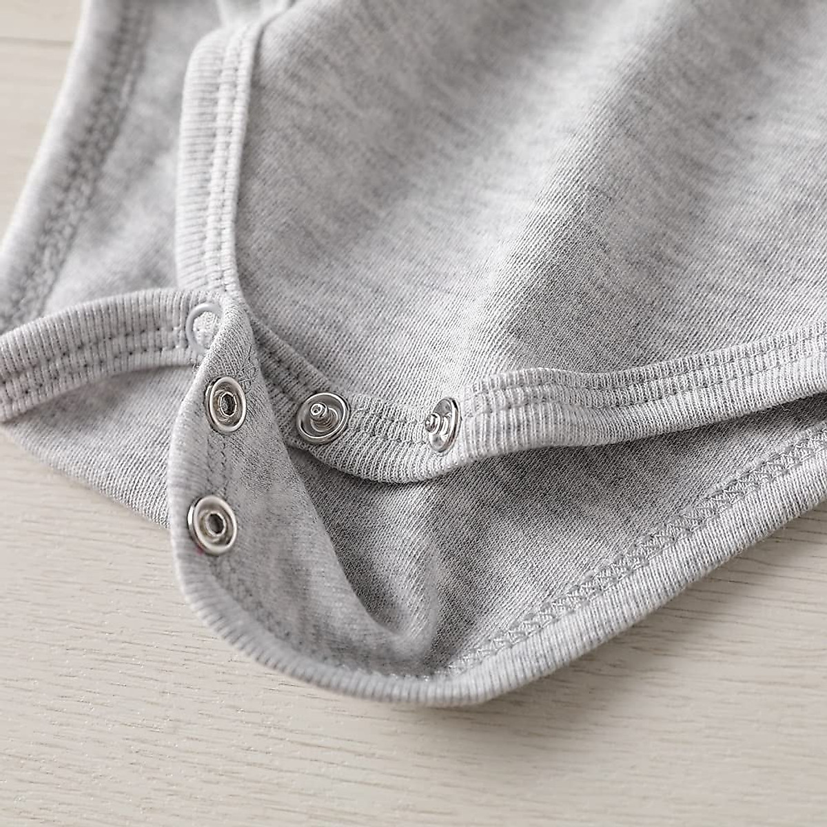 Acwssit New To The Cousin Crew Baby Boy Clothes Unisex Funny Baby Girl Baby Bodysuit 0-3 months graylong