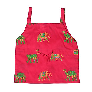 Chandrakala Kids Holi Special Eid Gifts, Lehenga Choli Set for Girls, Pink,5-7 Years (KL102MAG4)