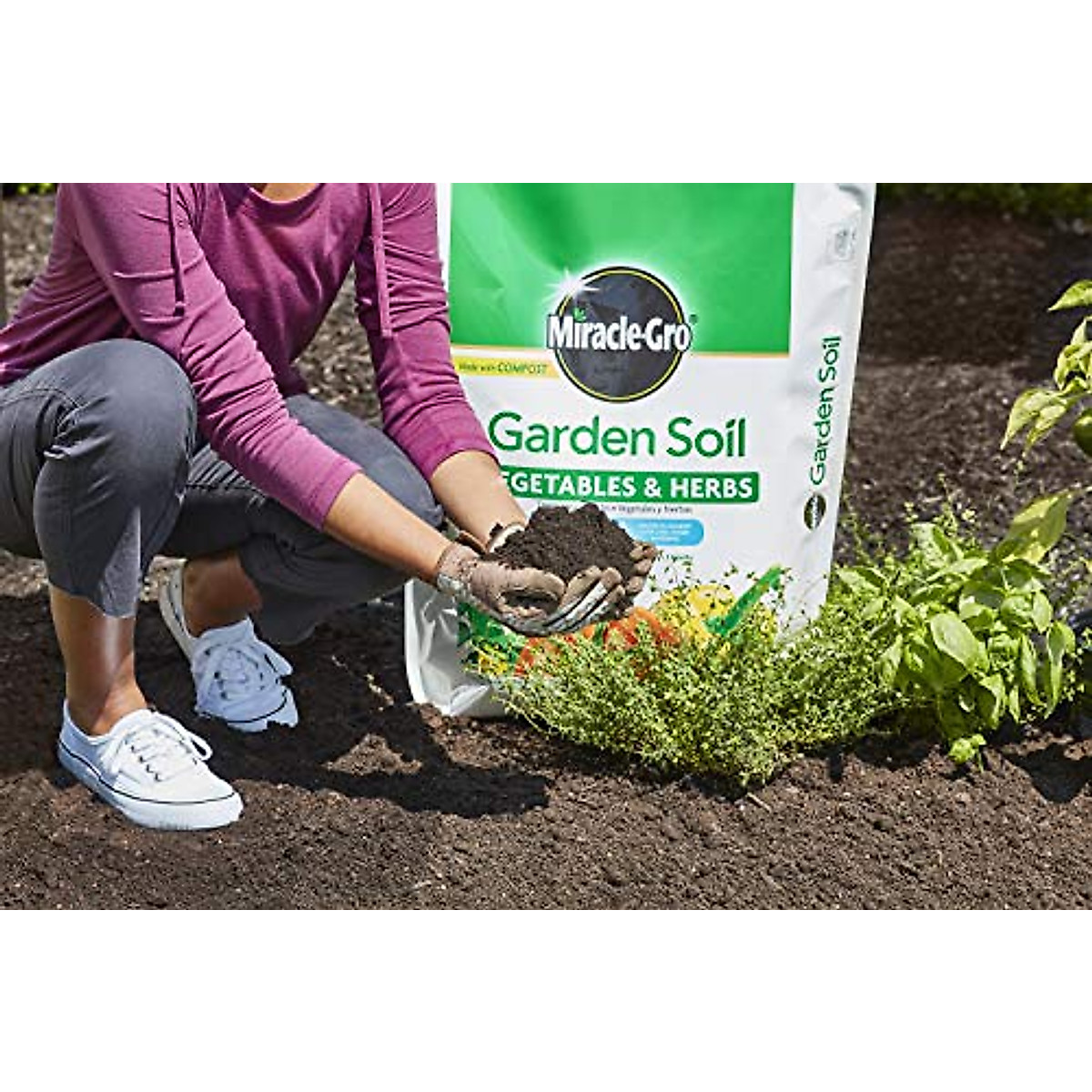 Miracle-Gro Garden Soil Vegetables and Herbs 1.5 cu ft