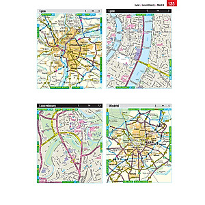 2023 Philip's Big Road Atlas Europe: (A3 Spiral binding)