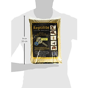 Carib Sea SCS00714 4-Pack Reptiles Calcium Substrate Sand, 10-Pound, Aztec Gold