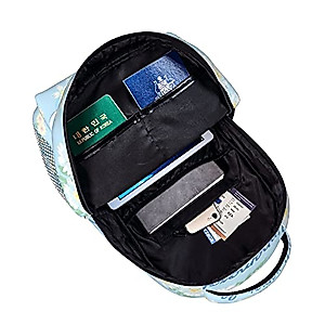 DIEZ Cartoon Cinnamoroll Backpack Blue The Puppy Looks In The Mirror Daypack Laptop Shoulder Travel Sports Hiking Camping Bag Women