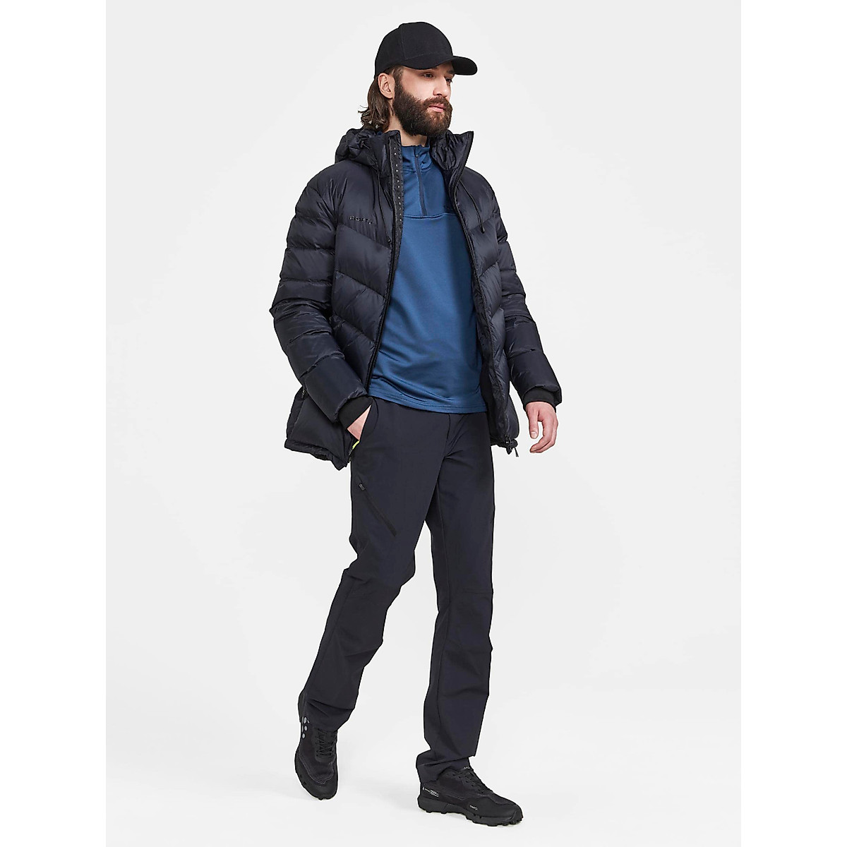 Craft Sportswear Men's Core Gain Midlayer, Tide, Large