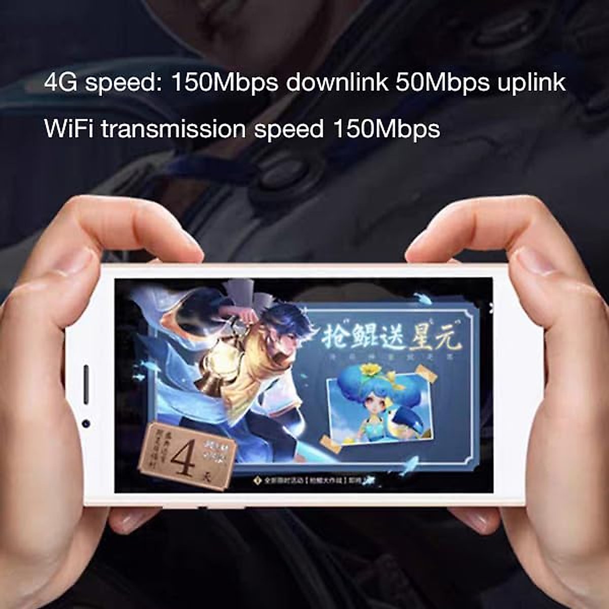 Modem Dongle, 4G LTE Modem, Modem Dongle with SIM Card Slot, TDD FDD Car Mini Router with LED Status Indicator, Up to 10 Associated Users 4G LTE Modem
