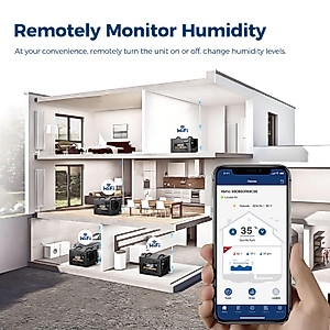 AlorAir Commercial Dehumidifier with Pump Drain Hose, 190 Pints Smart WiFi Large Capacity Industrial Dehumidifier for Basements, Garages & Job Sites, 5 Years Warranty, Green (Black)