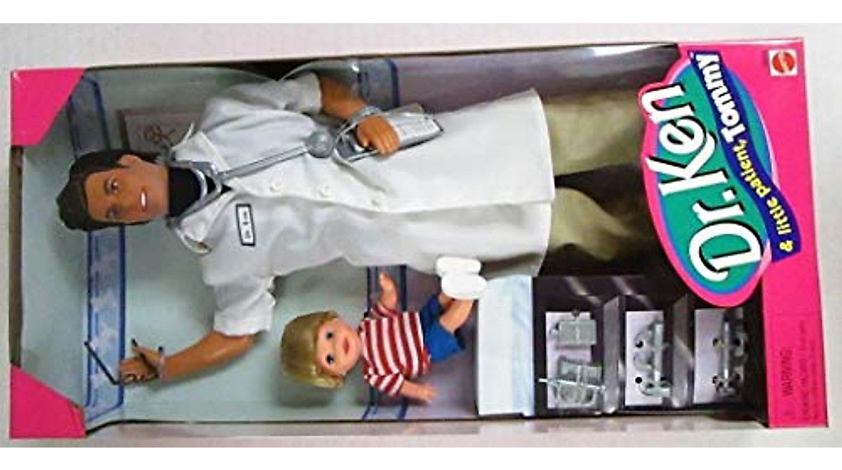 Dr. Ken & Little Patient Tommy Barbie Doll Set - Imaginative Play for Kids