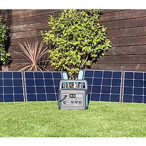 Geneverse 100W Portable Solar Panel Generator for USB Devices, 9lbs with 1X USB-A, 1X USB-C (Each), Water Resistant, Fast Solar Charging for Camping, Hiking, Cell Phones, Smart Watches, GPS and More