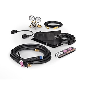 MILLER MULTIMATIC 255 PULSED MULTIPROCESS WELDER W/RUNNING GEAR AND TIG KIT (951768)