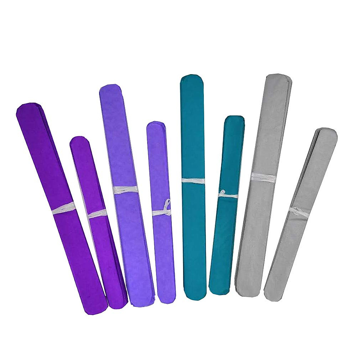 Teal Purple Lavender Silver Tissue Paper Pom Poms Flowers Tissue Tassel Garland Polka Dot Paper Garland Kit for Bridal Shower Snow or Sea Theme Mermaid Wedding Ball Party Decoration