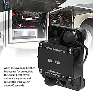 150 Amp Circuit Breaker 32V Auto Reset Power Protect Breaker for Boat RV Truck Battery