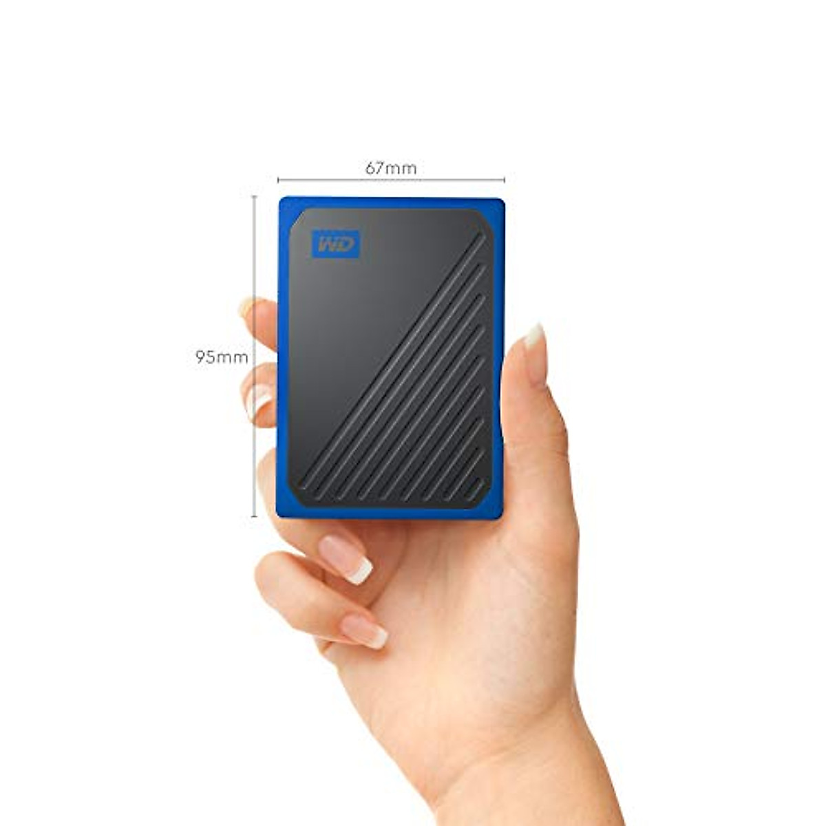 Western Digital 1TB My Passport Go SSD Cobalt Portable External Storage, USB 3.0 - Western DigitalBMCG0010BBT-WESN