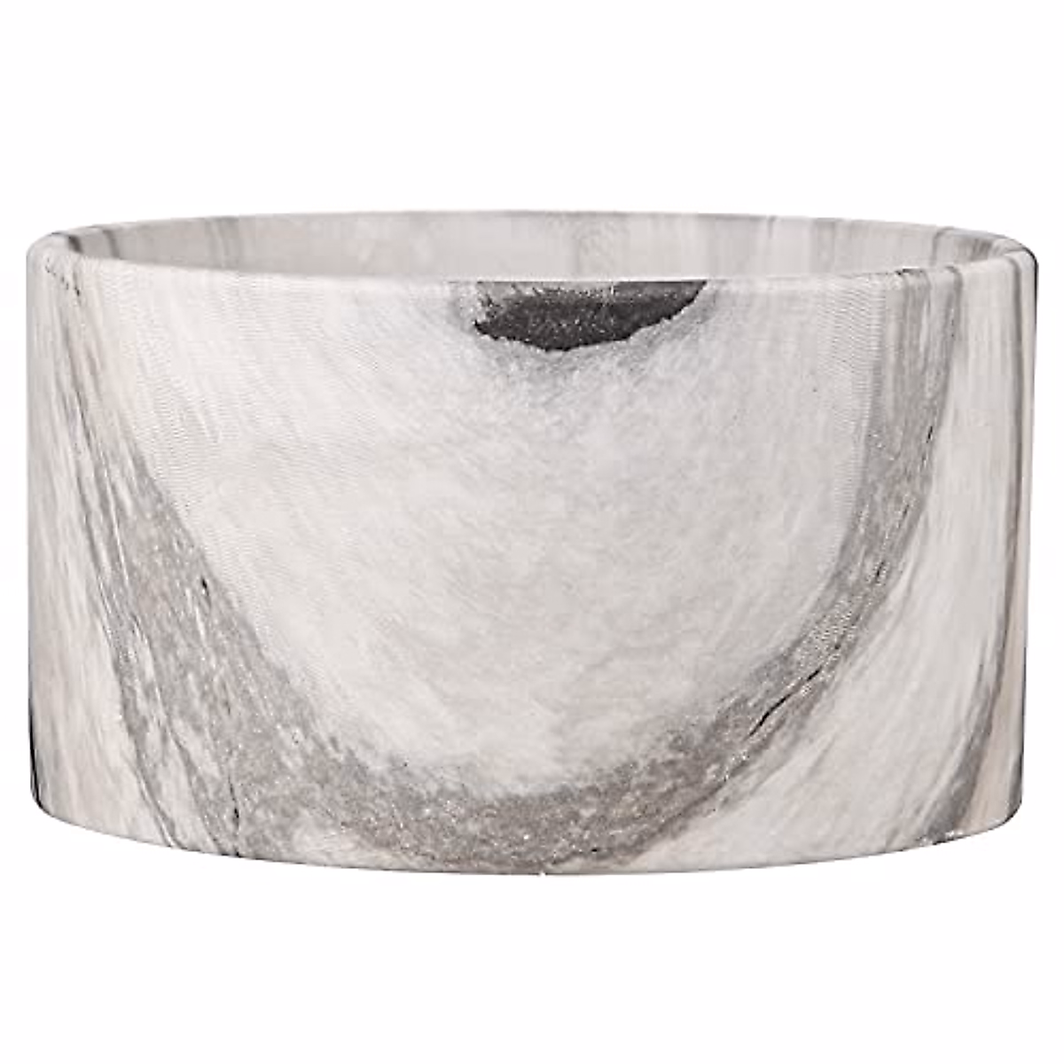 5.7/4.9/4.1 inch Ceramic Succulent Planters Set of 3 Round Indoor Plant Pots Marble Shallow Bowl Planters for Indoor Plants Cactus Aloe Flower Bonsai Home Office Living Room