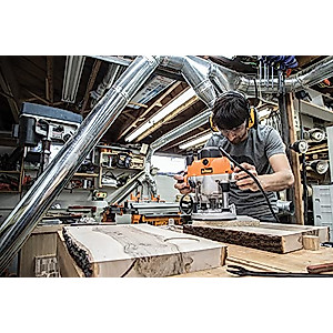 Triton MOF001 2-1/4 HP / 13 Amp Dual Mode Precision Plunge Router , Orange