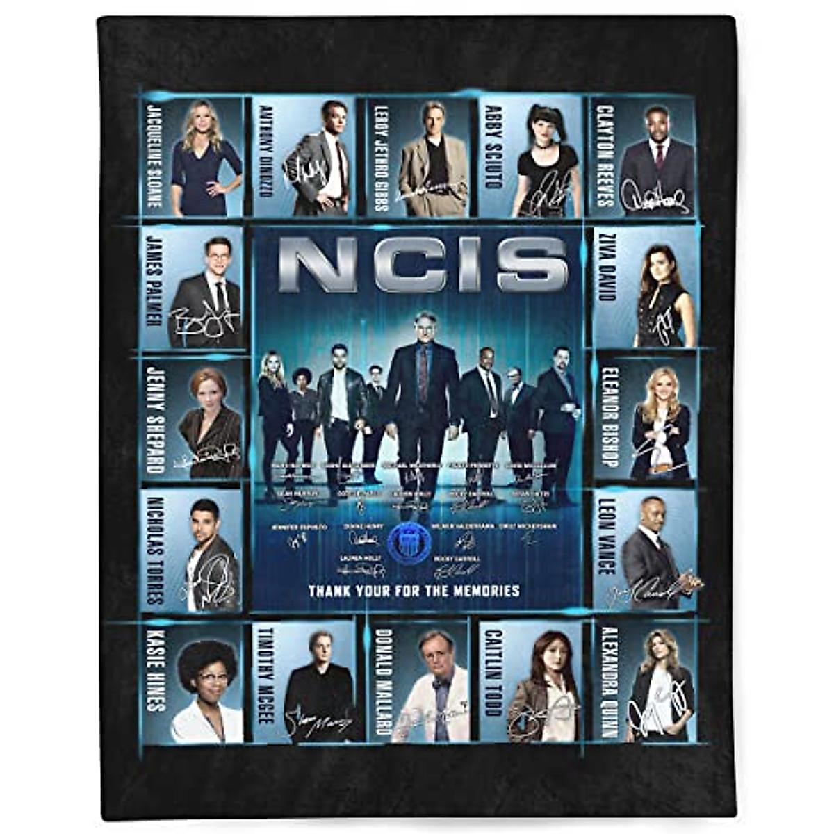 Comedy Quote Throw Blanket Fleece Sherpa NCIS Quilt Warm Soft Flannel Bedding Winter Home Decor Room Essentials, Multicolor, 30x40in, 50x60in, 60x80in