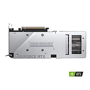 GIGABYTE GeForce RTX 3060 Vision OC 12G Graphics Card, 3X WINDFORCE Fans, 12GB 192-bit GDDR6, GV-N3060VISION OC-12GD Video Card