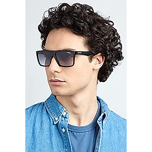 Carrera unisex adult Carrera 5039/S Sunglasses, Black/Dark Gray Gradient, 58mm 16mm US