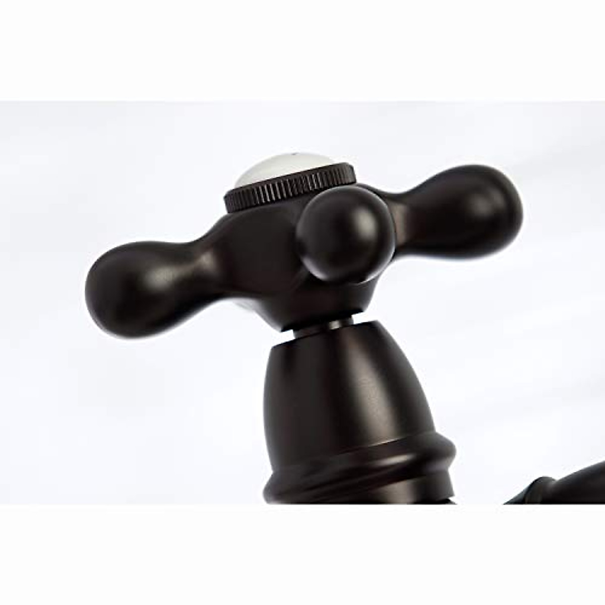 Kingston Brass KS3275AXBS Restoration Bridge Kitchen Faucet, Oil Rubbed Bronze