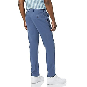 Amazon Essentials Men's Relaxed-Fit Casual Stretch Khaki Pant, Vintage Indigo, 44W x 28L