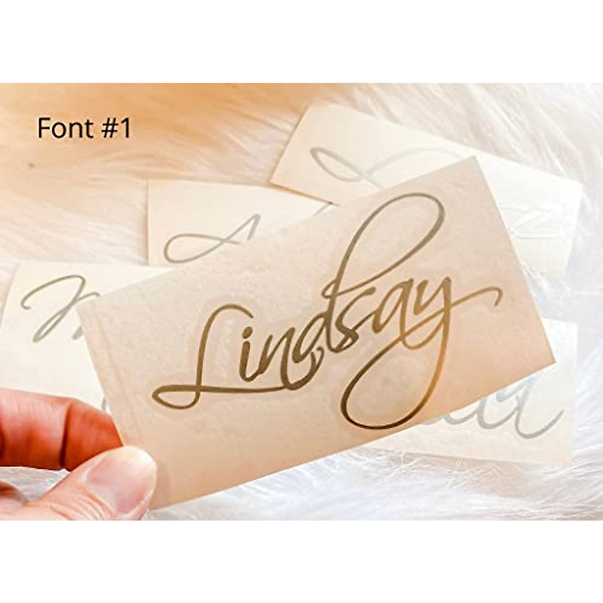 Custom Name Decals for Wedding Party DIY Personalized stickers Bridesmaid Seating Charts Cards Tumbler Hangers Cup Champagne Glasses