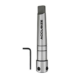 Accusize Industrial Tools Magnetic Drill Annular Cutter Arbor Mt4 to 3/4'' Weldon Shank, Mc00-0004