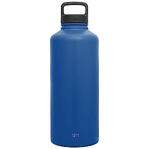 Simple Modern 84oz Water Bottle, Insulated Reusable Wide Mouth Stainless Steel Metal Flask with Handle Lid, Twilight