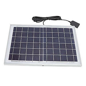 10W 6V Solar Panel Polycrystalline Silicone Solar Panel Charger for Mobile Phones Camping Lights