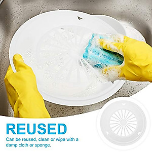 YARNOW Reusable Plastic Paper Plate Holder 10.6 inch Round BBQ Paper Plate Trays Multicolor Lightweight Plate Support Outdoor Picnic Supplies