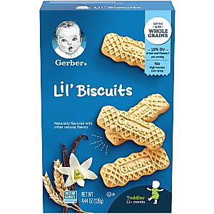 Gerber Lil' Biscuits Vanilla Wheat (Pack of 6)