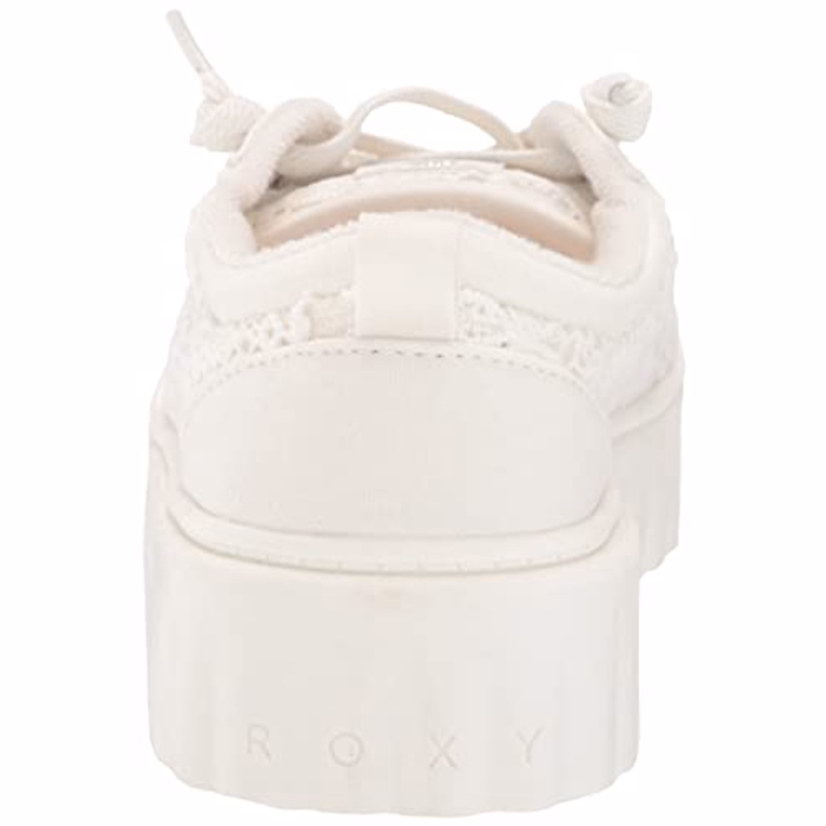 Roxy Women's Sheilahh Slip On Platform Sneaker Shoe Loafer Flat, Grey, 7