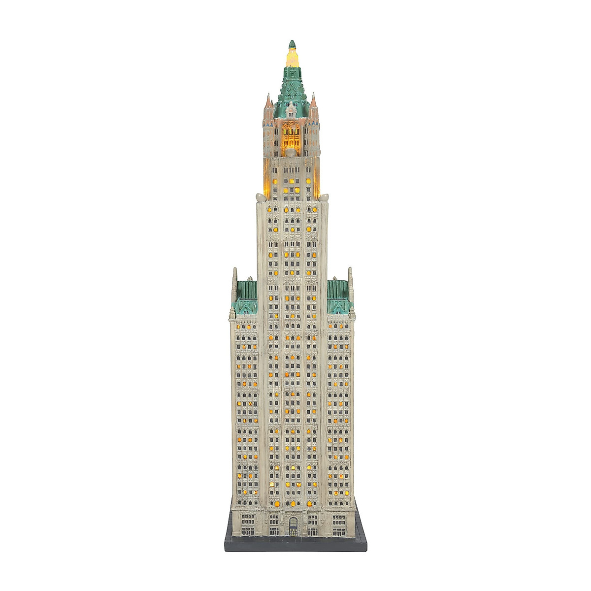Department 56 Christmas in The City Village Art and Architecture Woolworth Lit Building, 19.33 Inch, Multicolor