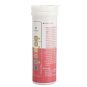 100pcs Feminine PH Test Strips, Bacterial Vaginosis Test for Women, Vaginal PH Test Strips, PH Balance Test Strips Women BV Test Kit at Home